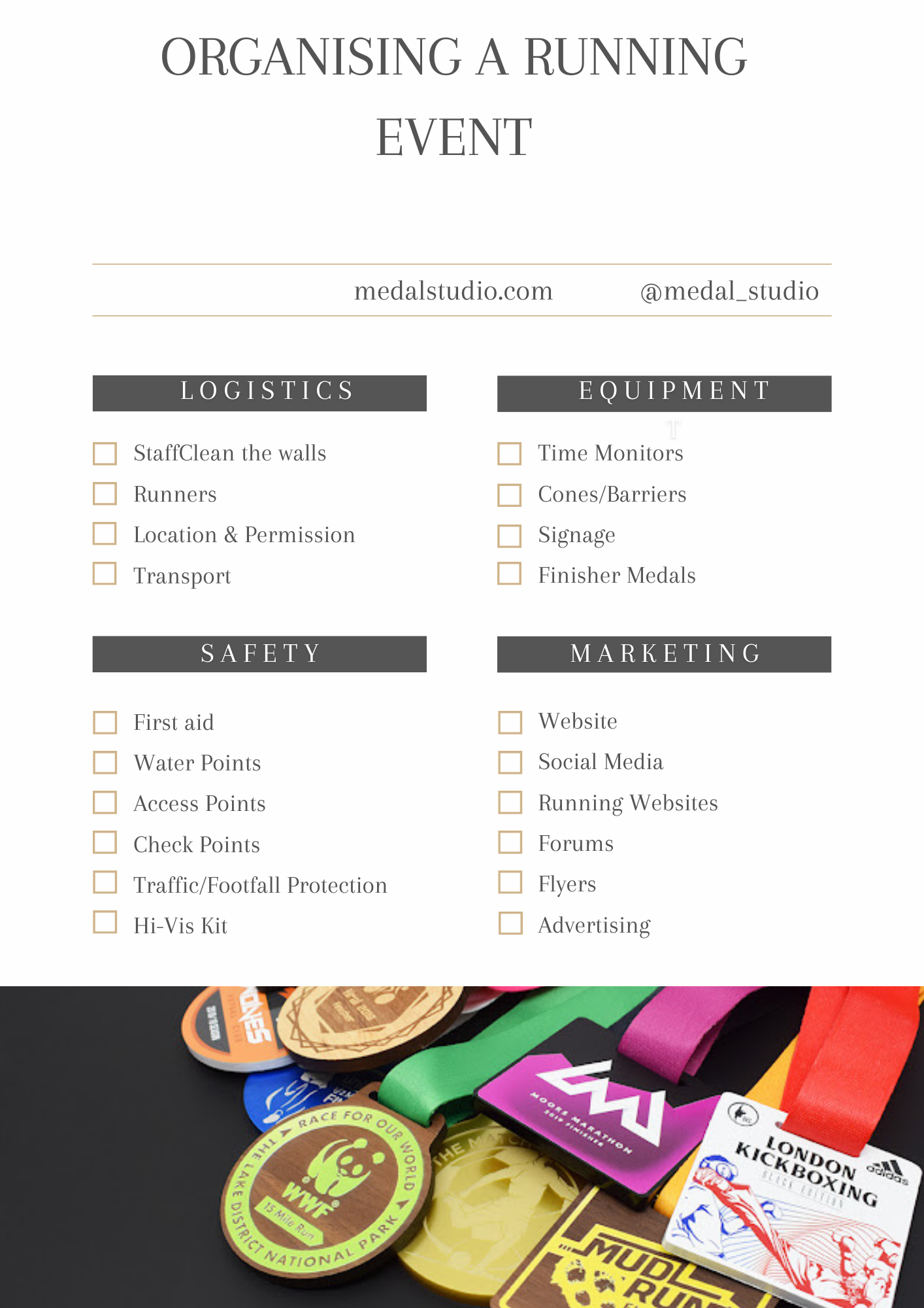 A Guide on How to Organise a Charity Run of Fun Run - MedalStudio ...